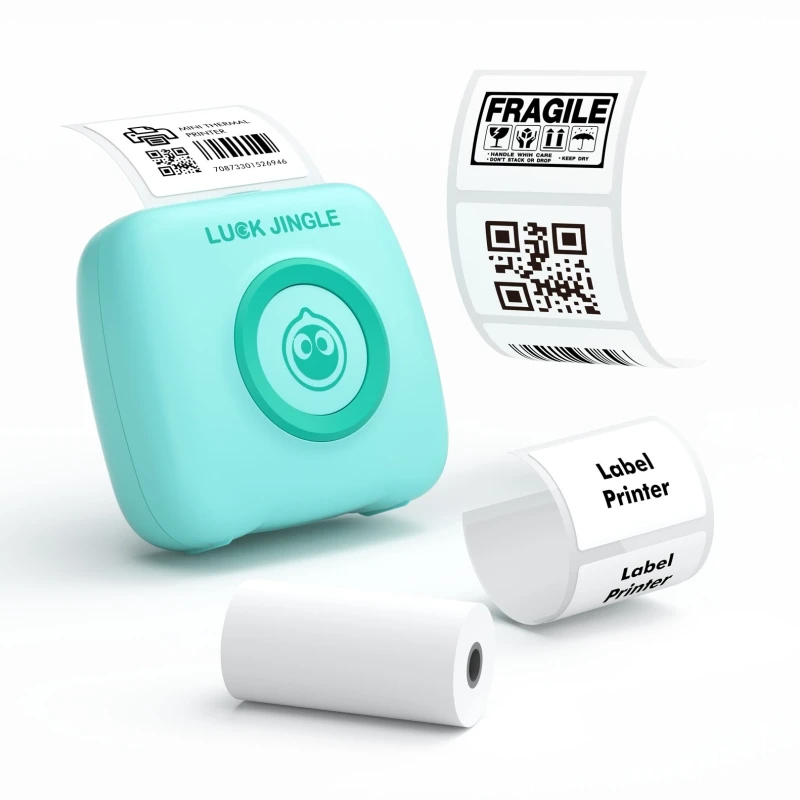 LUCK JINGLE OEM handheld printer for sticker label thermal paper school ...