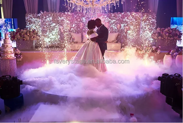 Wedding Props 3500w Fog Machine Stage Wedding Effect Dry Ice Fog ...