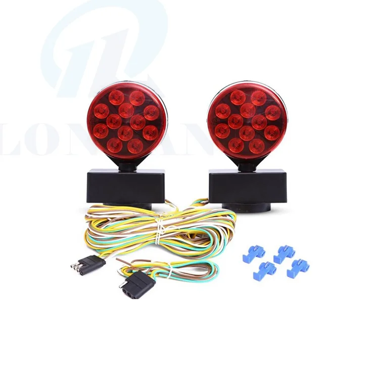 Truck Parts For Volvo 12v 16 Led Two-color Taillight Kit With Magnet ...