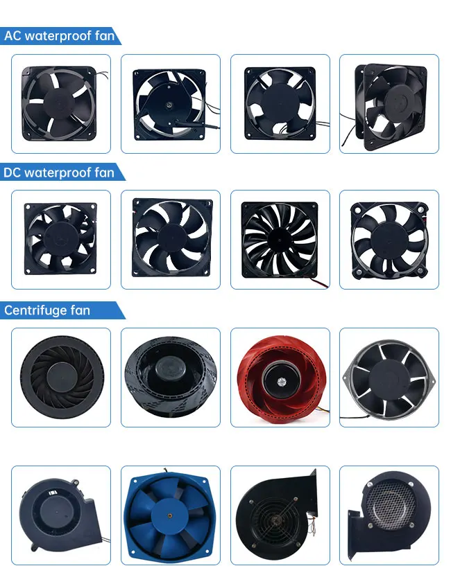 Dc Axial Flow Fan 60mm 60 * 60 * 15mm Industrial Cooling Fan 12v 24v Dc ...