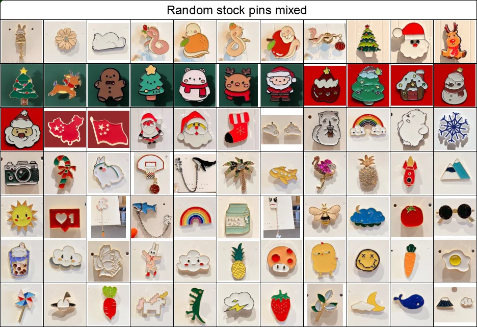 Wholesale Metal Pins - 100 Styles of Cute Enamel Lapel Pins