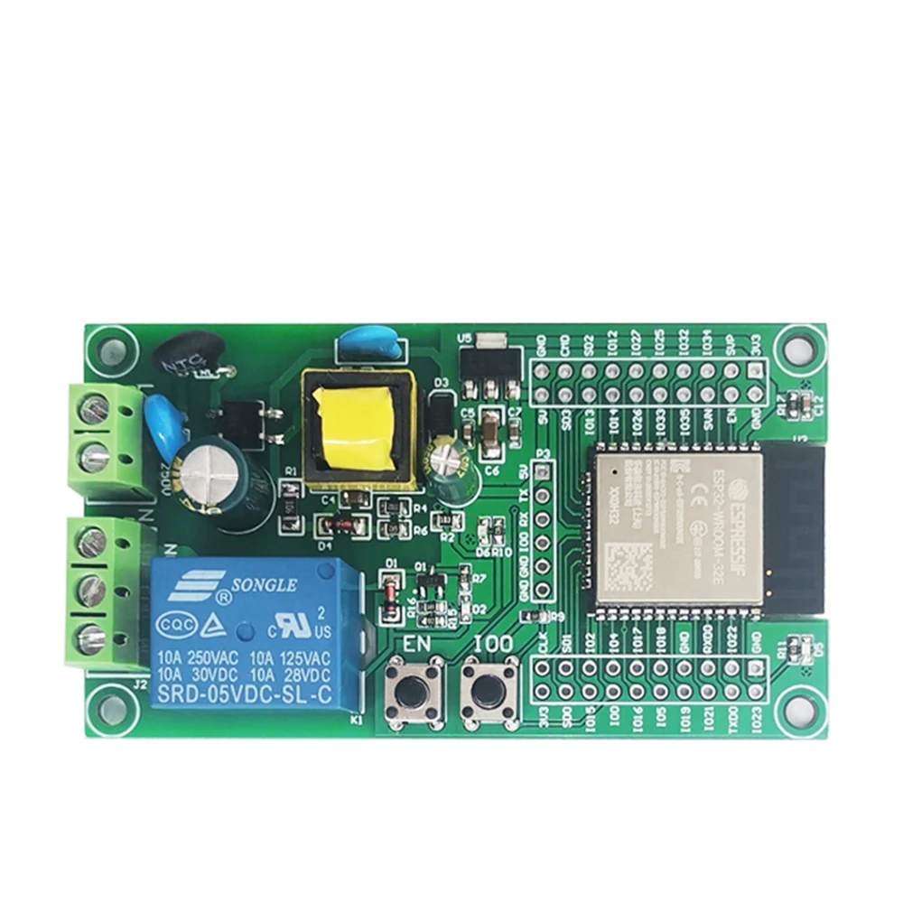 Esp32 Single Relay Development Board Ac90-250v Esp32 Development Board ...