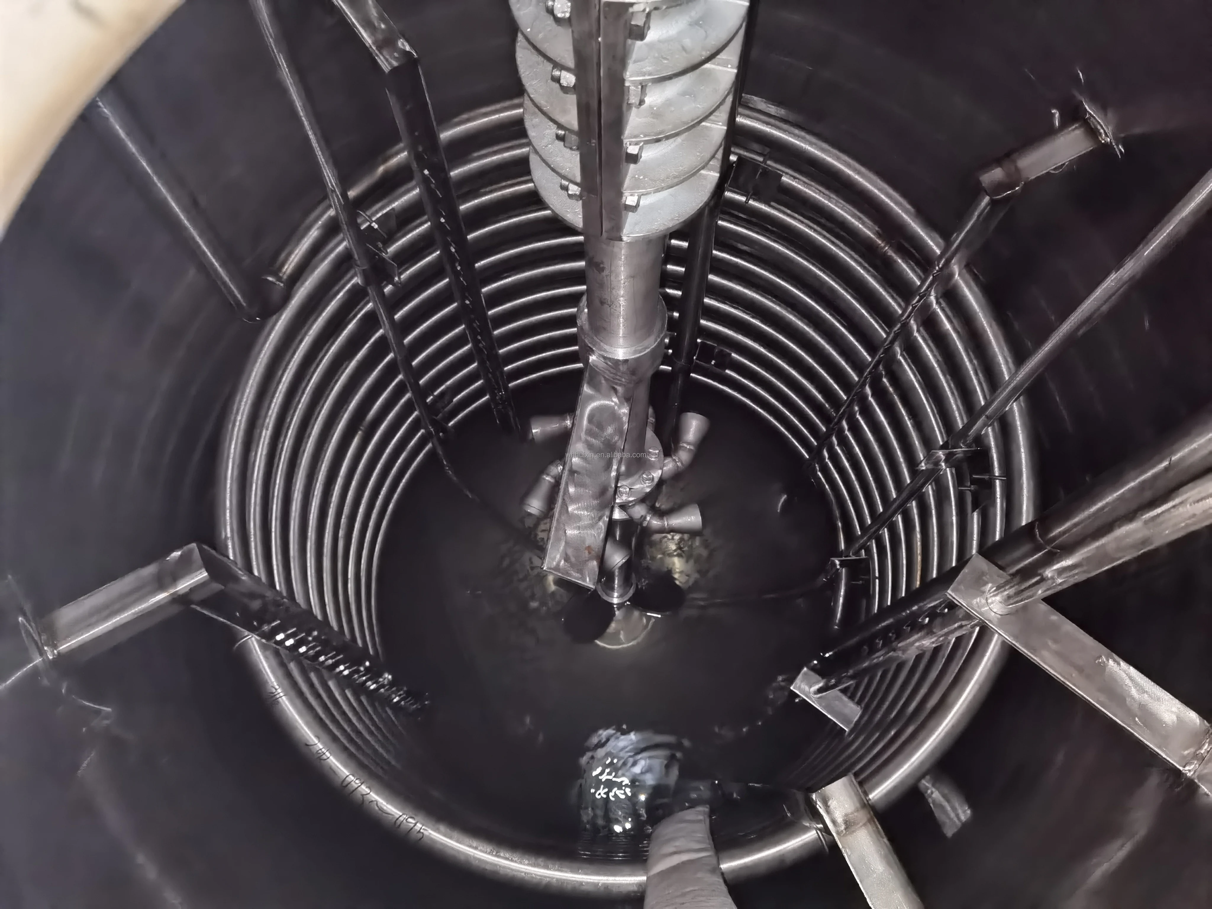 Hydrogenation Agitator Hollow Gas Self Inducing Impeller Agitator