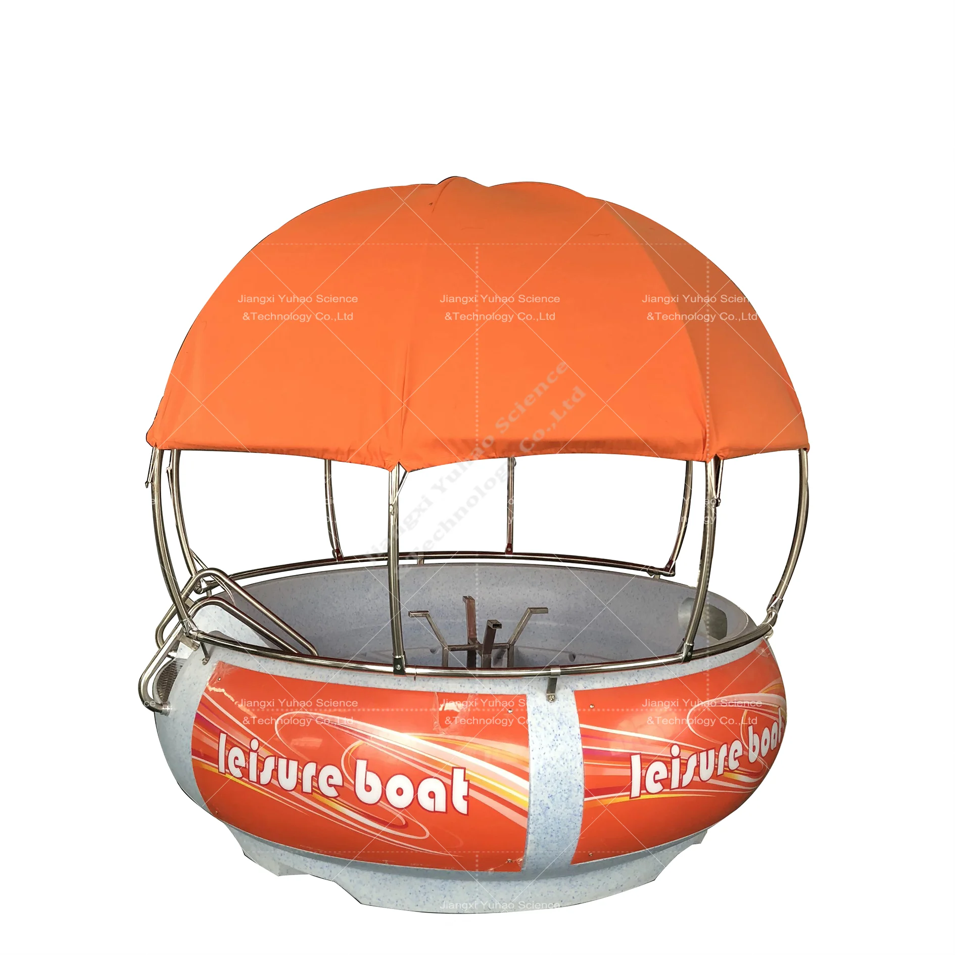 Floating Barbecue Restaurant Water Park Electric Leisure Bbq Donut Boat ...