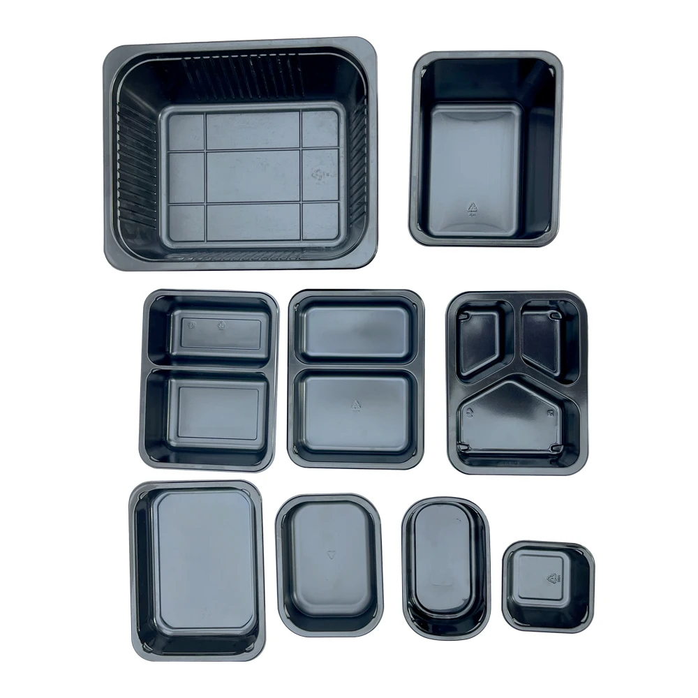 Custom Size High Barrier Performance Pp/pet Plastic Cpet Food Tray For ...