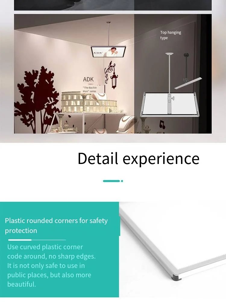 Led Aluminum Advertising Light Box Led Display Board Light Box Slim ...