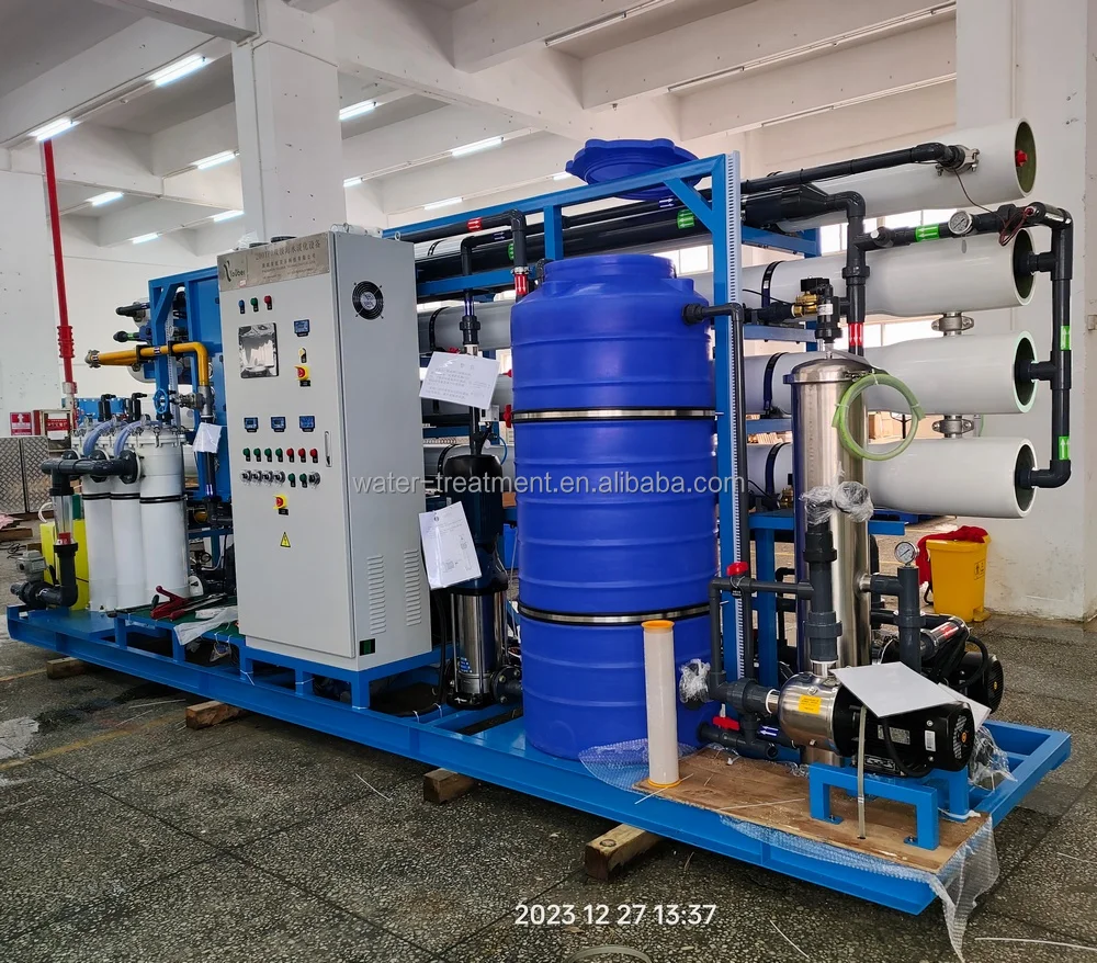 8m3/h Salt Water Purifier System - 200TPD RO Desalination
