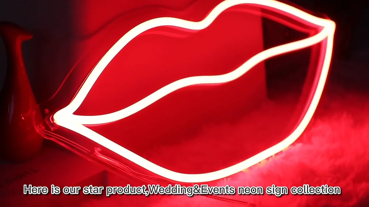Rebow Romantic Atmosphere Wall-mounted 18th Neon Body Sign Dropshipping ...
