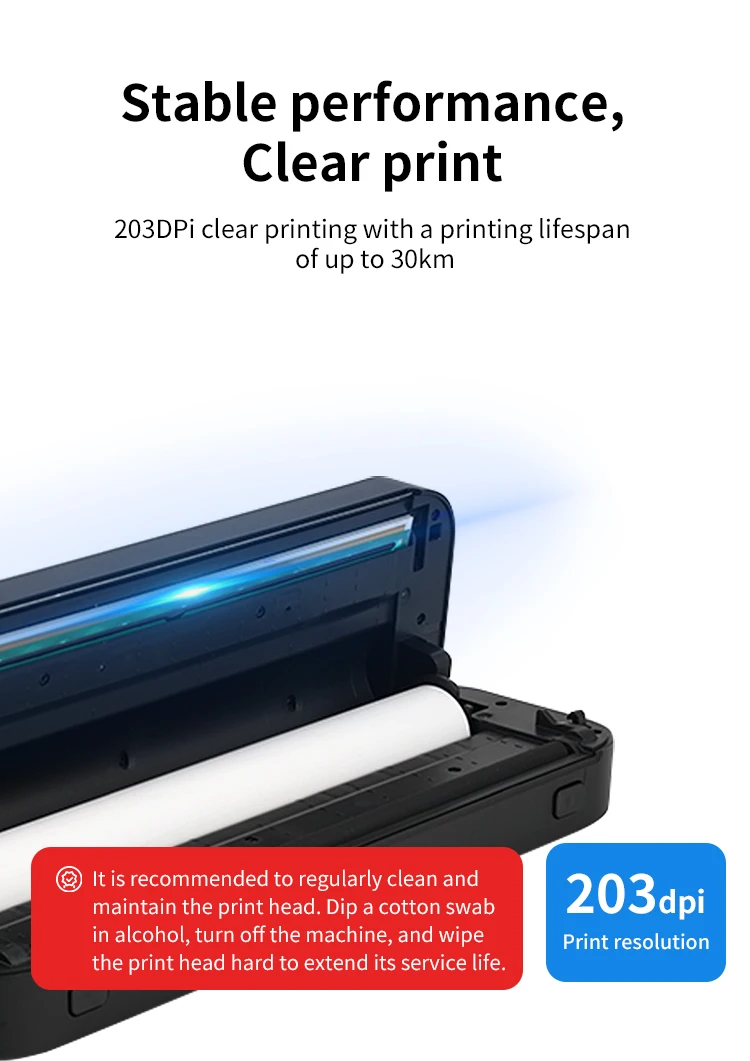 Portable A4 Wireless Tattoo Stencil Printer for Temporary Tattoos