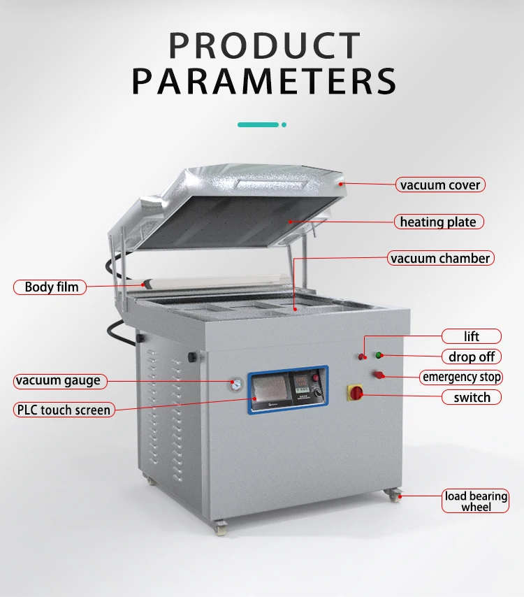 High Efficiency Body Seafood Fish Vacuum Packing Machine