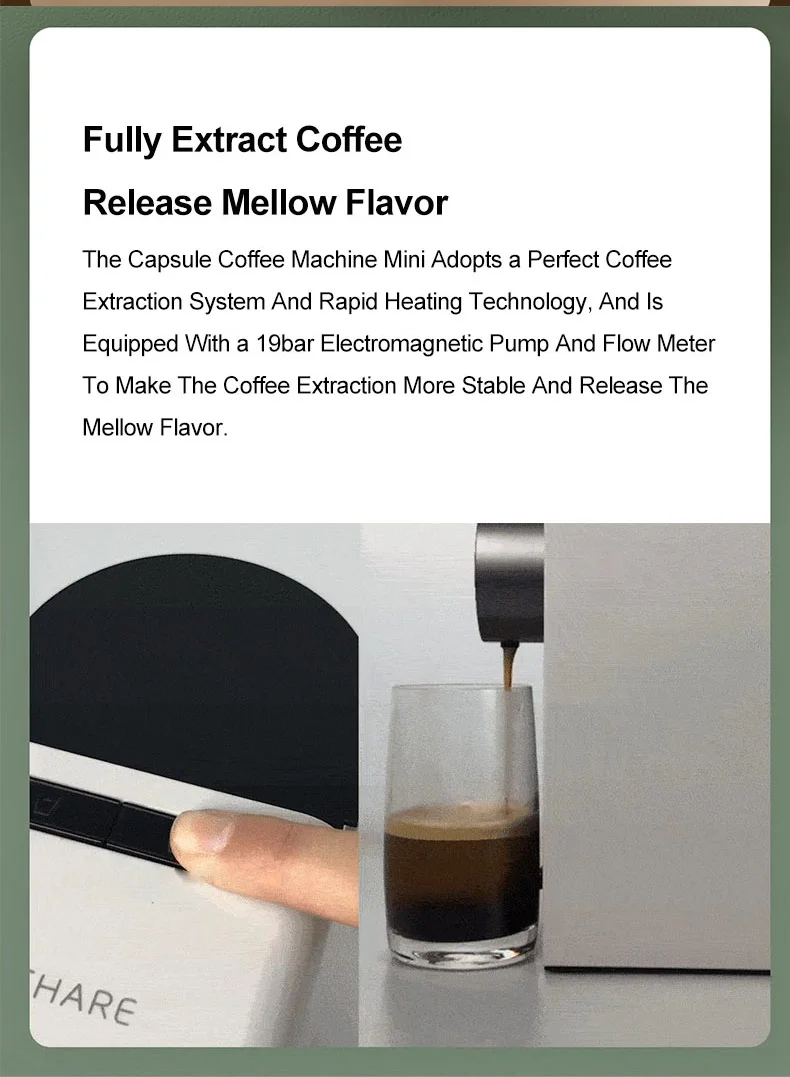Mini Smart Automatic Portable Coffee Machine by SCISHARE