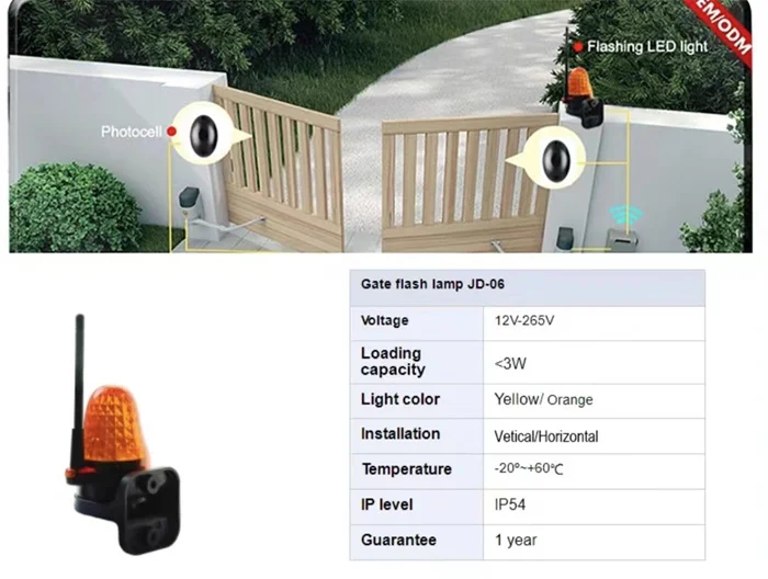 Elefine Self-Contained Signal Antenna Alarm Flashing Lights