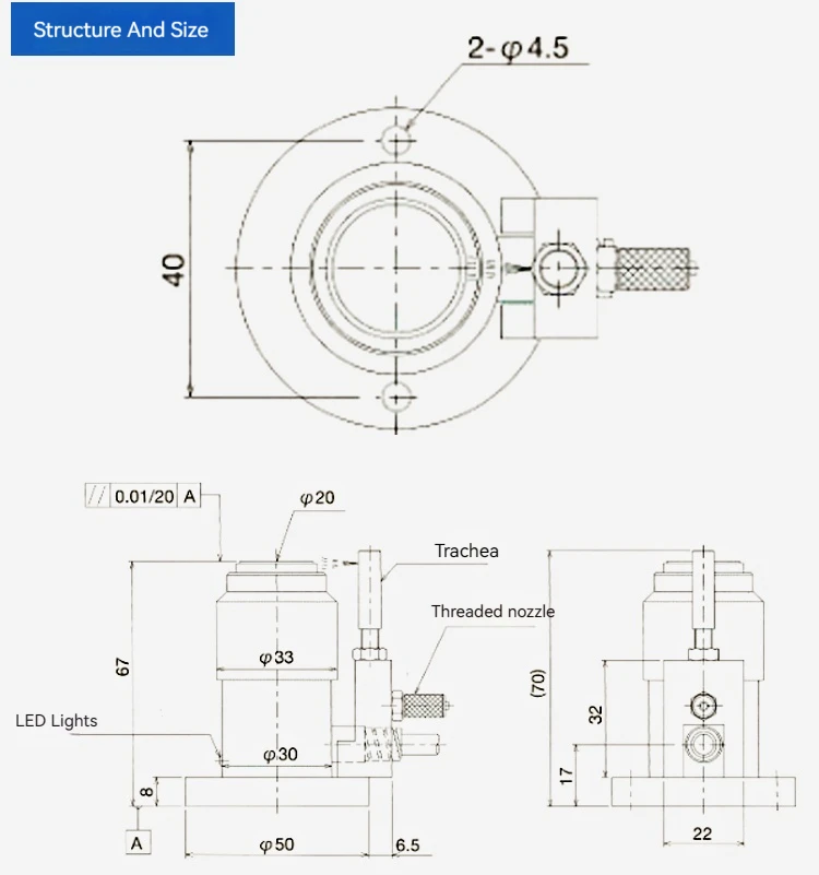 Metrol Tool Setter - Precision Z Axis Height Sensor for CNC