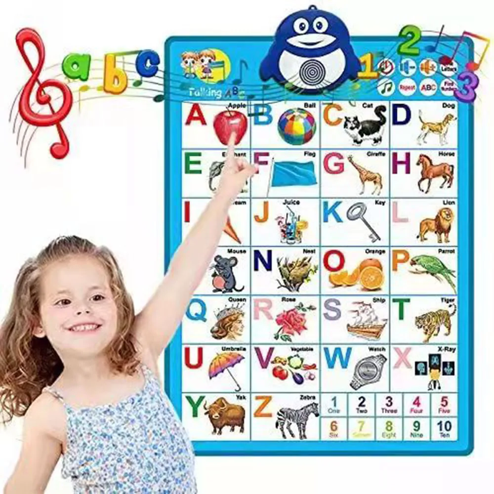 Custom education poster learning Alphabet number weather arithmetic ...