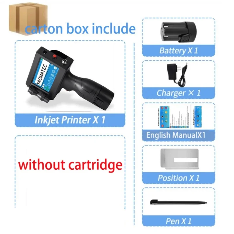 Alibaba.com: Yaomatec Handheld Inkjet Printer for Date and Batch Encoding, CE/ISO Certified ...