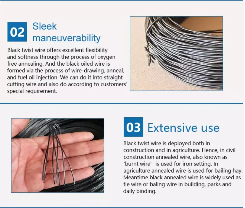 Proworx Soft Black Iron Binding Wire For Building Industry Black ...