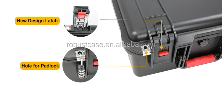 Durable Portable Plastic Tool Box - Waterproof & Shockproof