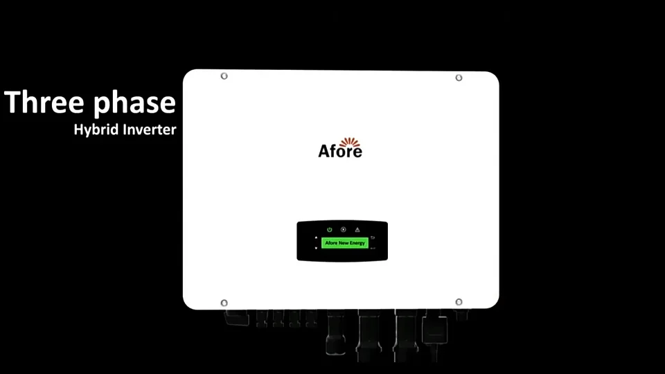 Afore Hybrid Inverter Af 10k-th 10kw 12kw Three Phase With Wifi High ...
