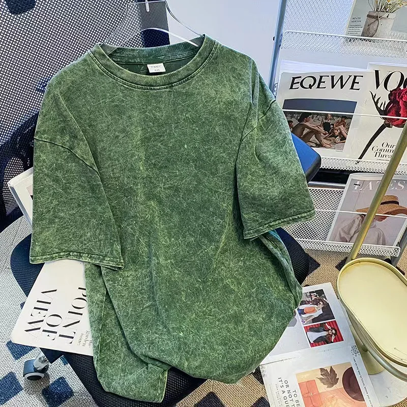 Custom 100% Cotton Streetwear Acid Wash Men's T Shirts,Heat Transfers ...