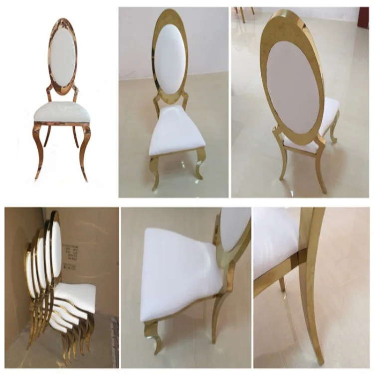 White Dining Chairs Set Of 6 Dining Side Chairs With Oval High Back ...