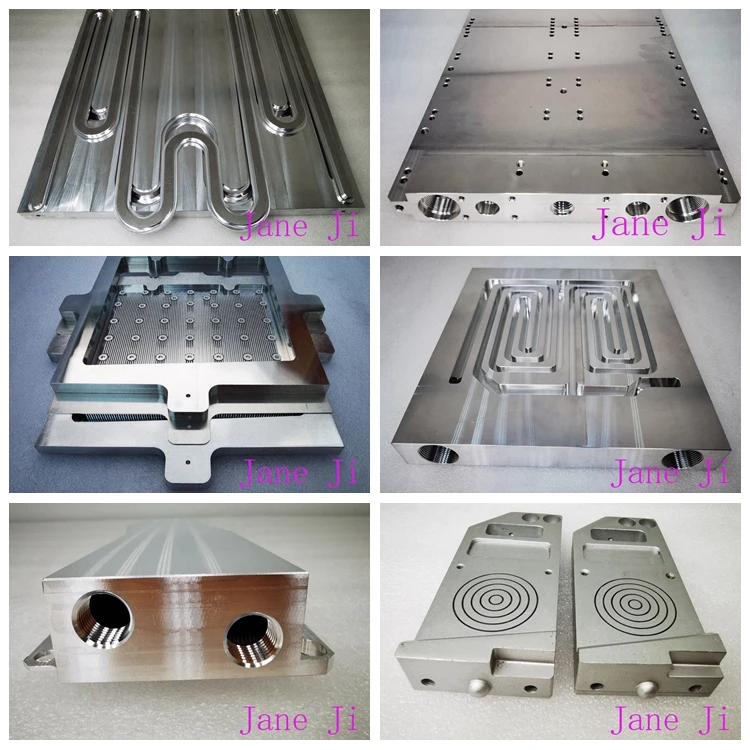 Battery Aluminum Cooling Plate Water Cooled Heat Sink Liquid Cooling ...