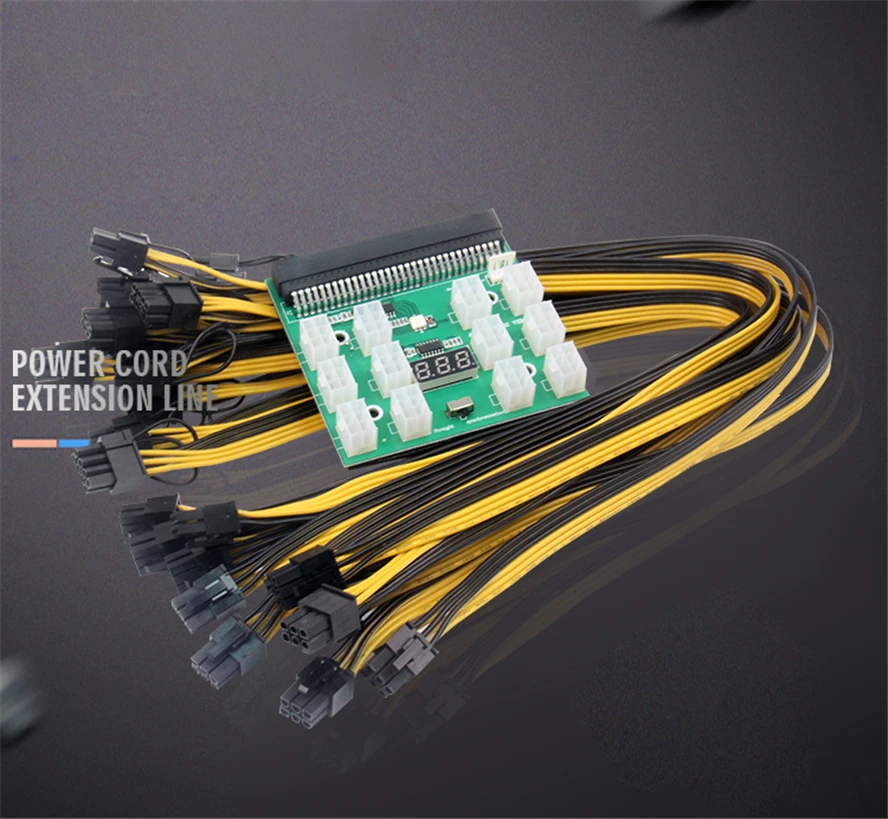 Server Power Module Breakout Conversion Board With 12pcs 6 Pin To 6+2 ...