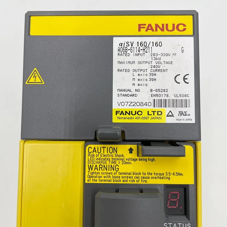 Japan Original Fanuc Servo Amplifier Module A06b-6114-h211 - Buy Servo Amplifier,A06b-6114-h211 ...