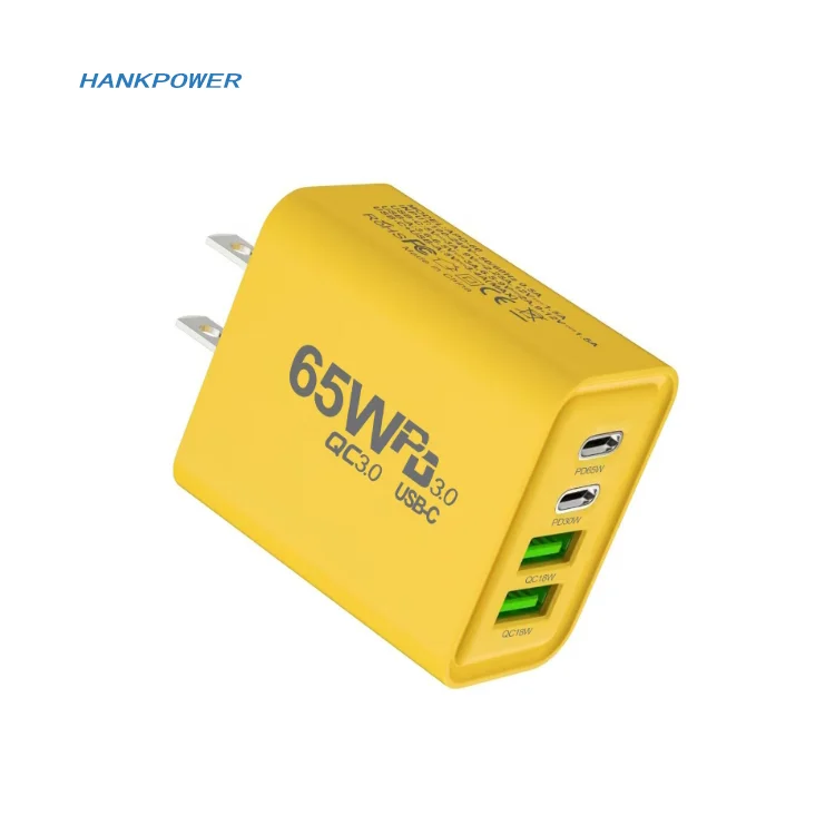 New 65w Gan Charger Pd65w Pd30w Qc3.0 Multi-function 65w 4 Usb Ports ...