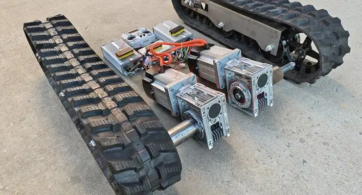 All Terrain Dual Motor Robot Agricultural Wheelchair