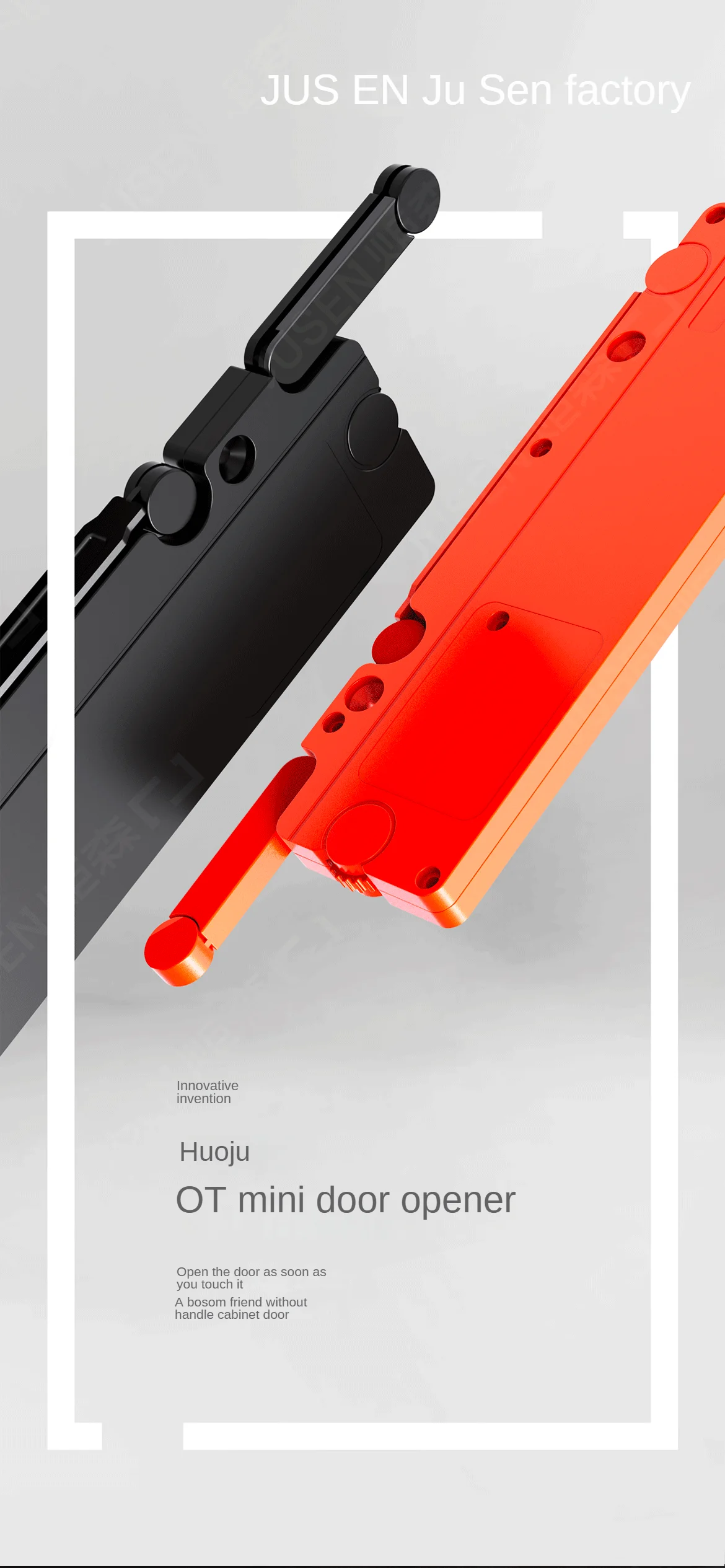 Roeasy Push To Open Cabinet Hardware Touch Latches For Release Drawer Push Catch Pop Out Latch ...