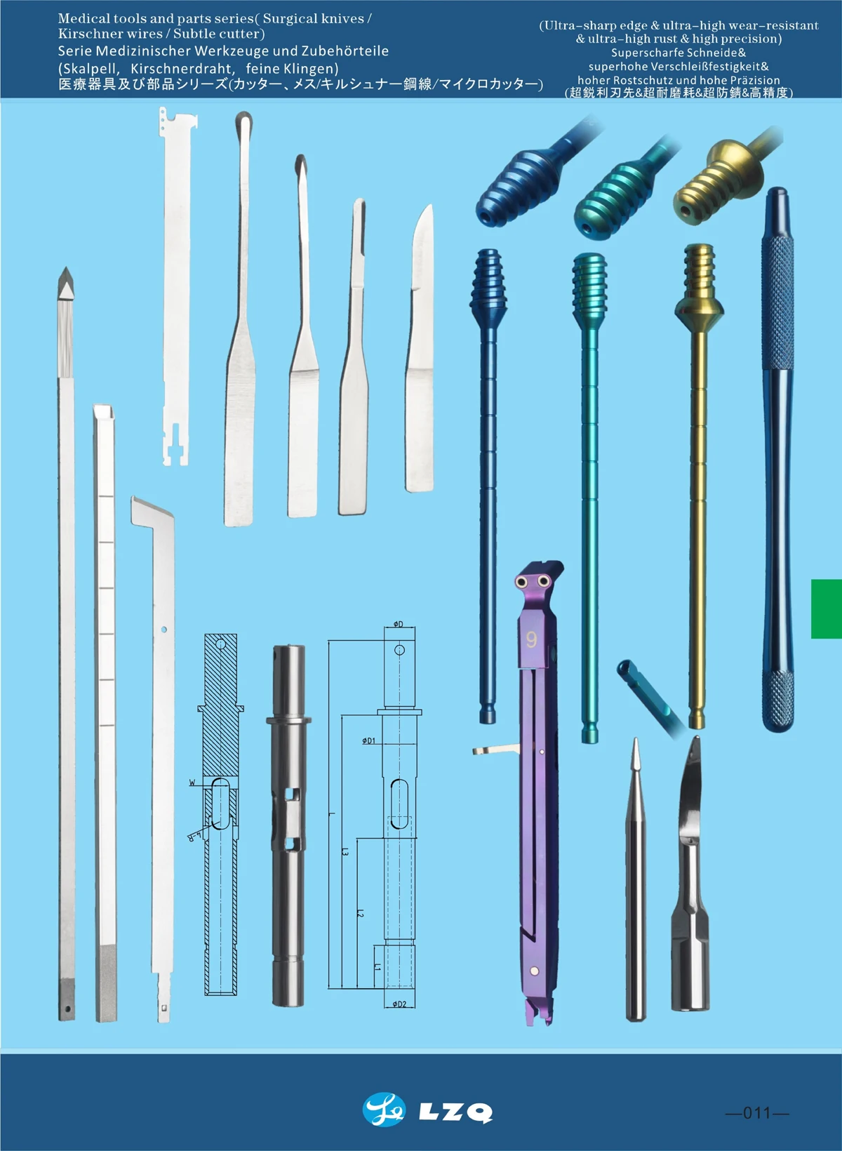 Ophthalmic Micro Surgical Instruments Ultrasonic Scalpel Folding ...