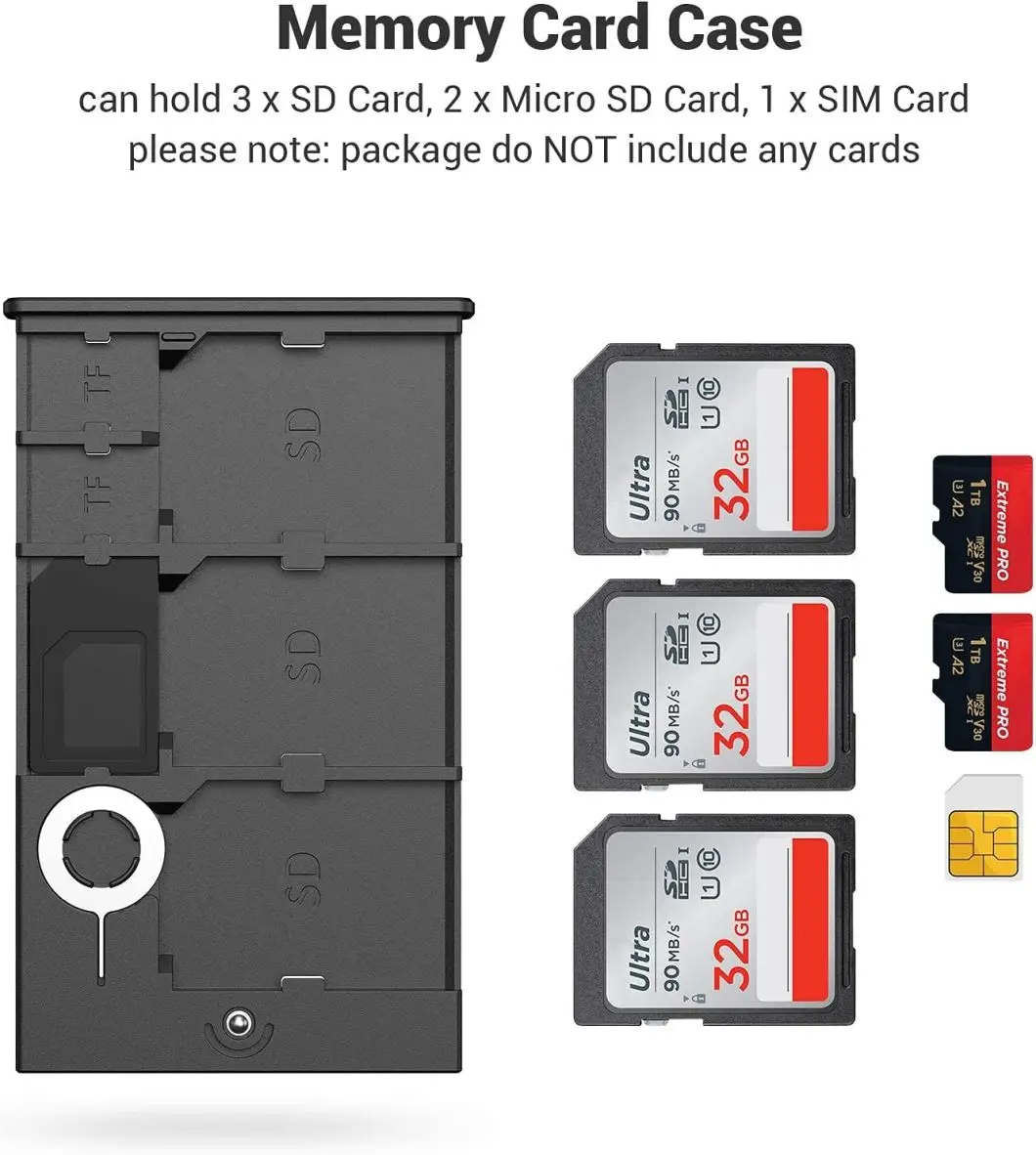 Smallrig Memory Card Case Holder Anti-shock Anti-fall And Scratch ...