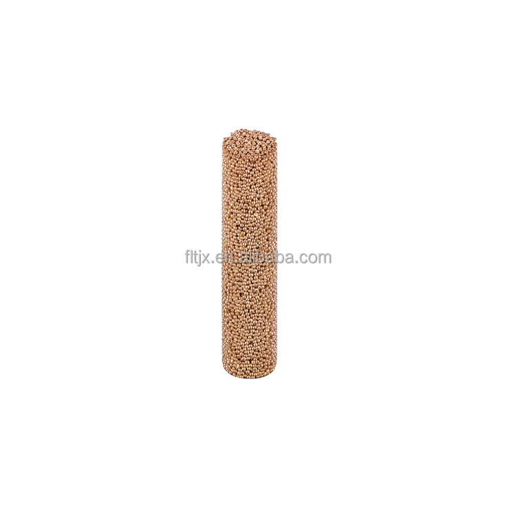 Copper Powder Particle Sintered Filter element Metal Copper Silencer ...