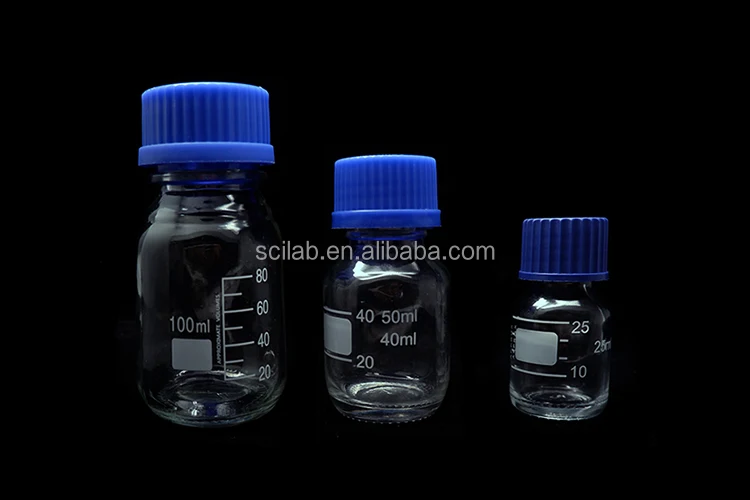 GL45 Borosilicate Glass Reagent Bottles - Customized Support