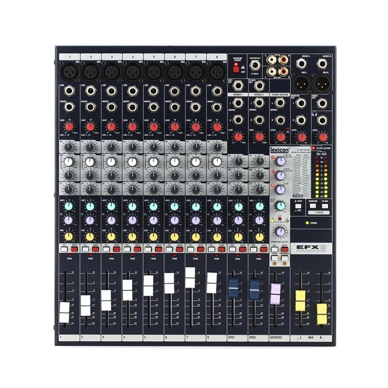 EFX8 professional stage effect performance mixer 8 channel 12 channel ...