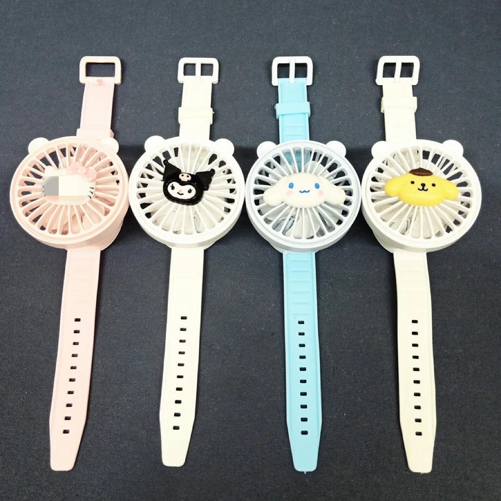 Botu Sanrio Mini Watch Fan Hot Summer Products Portable Hand Fans Usb ...