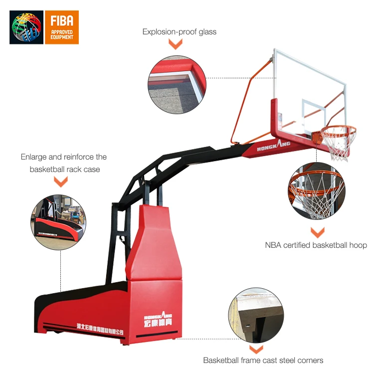 FIBA Approved Basketball Hoops - Durable & Adjustable Goals