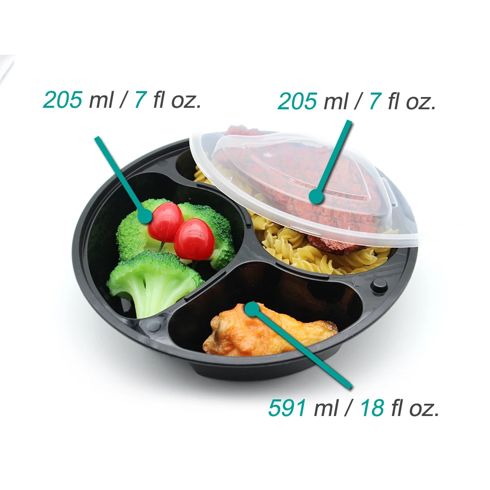 Reusable Fast Food Container American Disposable Microwaveable Lunch ...