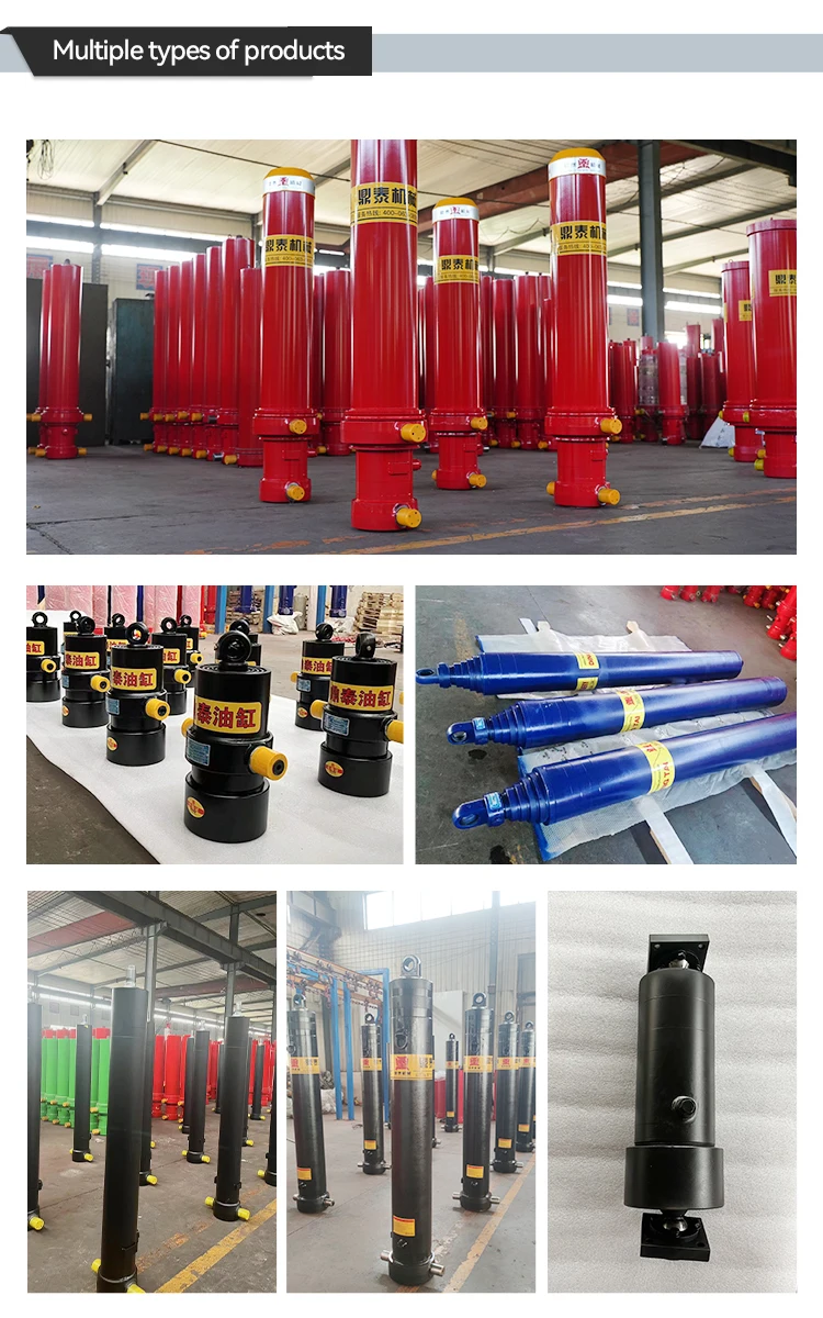 Semi Trailer Rear Displacement Hydraulic Cylinder Support