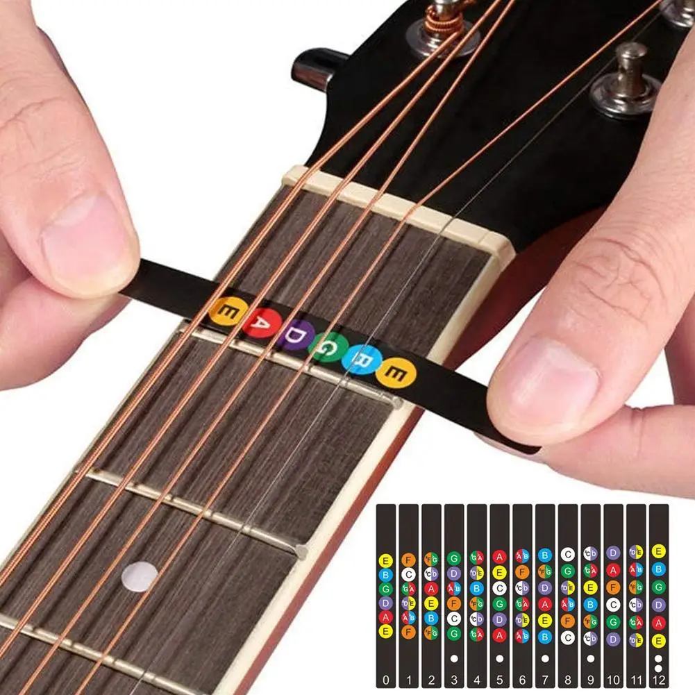 Guitar Sticker Guitar Fretboard Notes Labels Sticker Parts Fingerboard ...