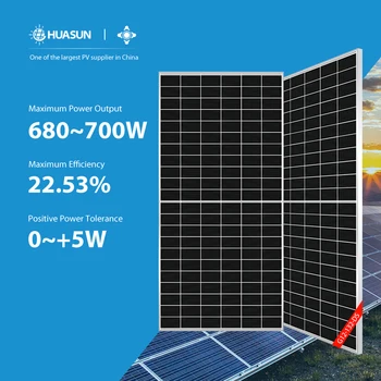 Huasun High Quality Europe Warehouse Solarmodule 680w 685w 690w 695 W ...