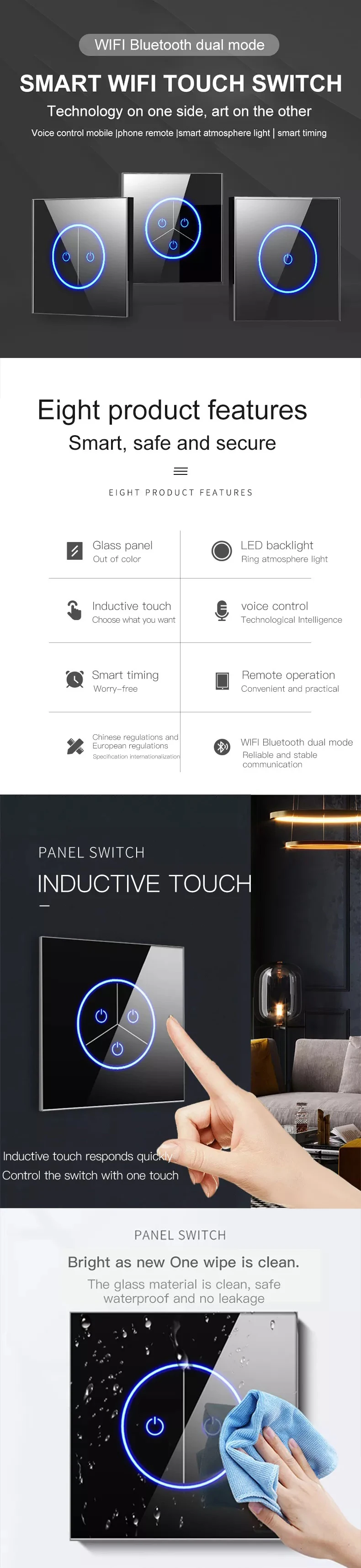 Smart Wifi Switches by TYSH - Control Your Home Efficiently
