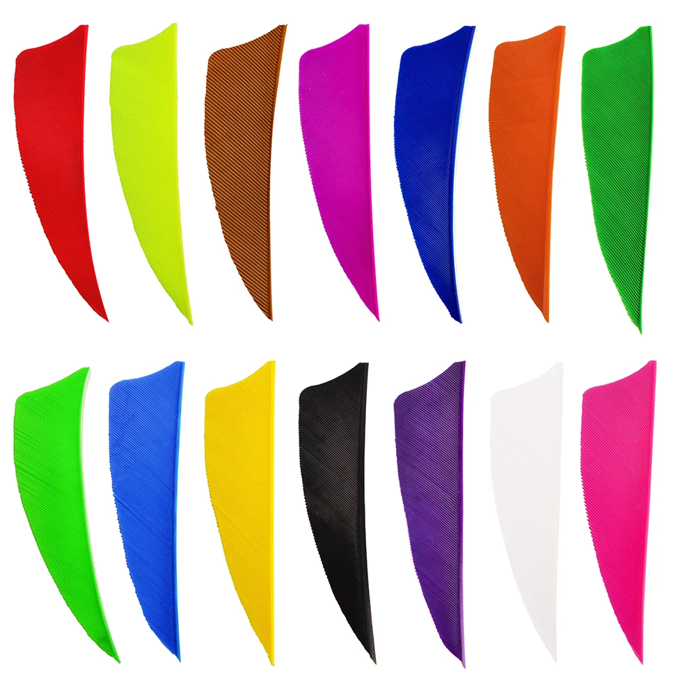 3 Inch Arrow Vanes - Natural Fletching for Archery Success