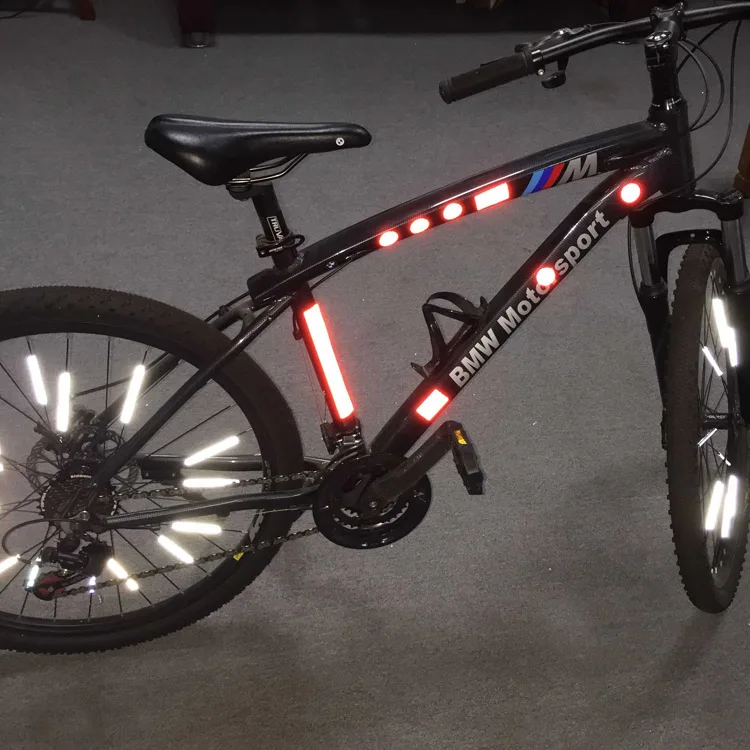 Custom Adhesive Bike Reflective Wheel Rim Sticker - Buy Reflective ...