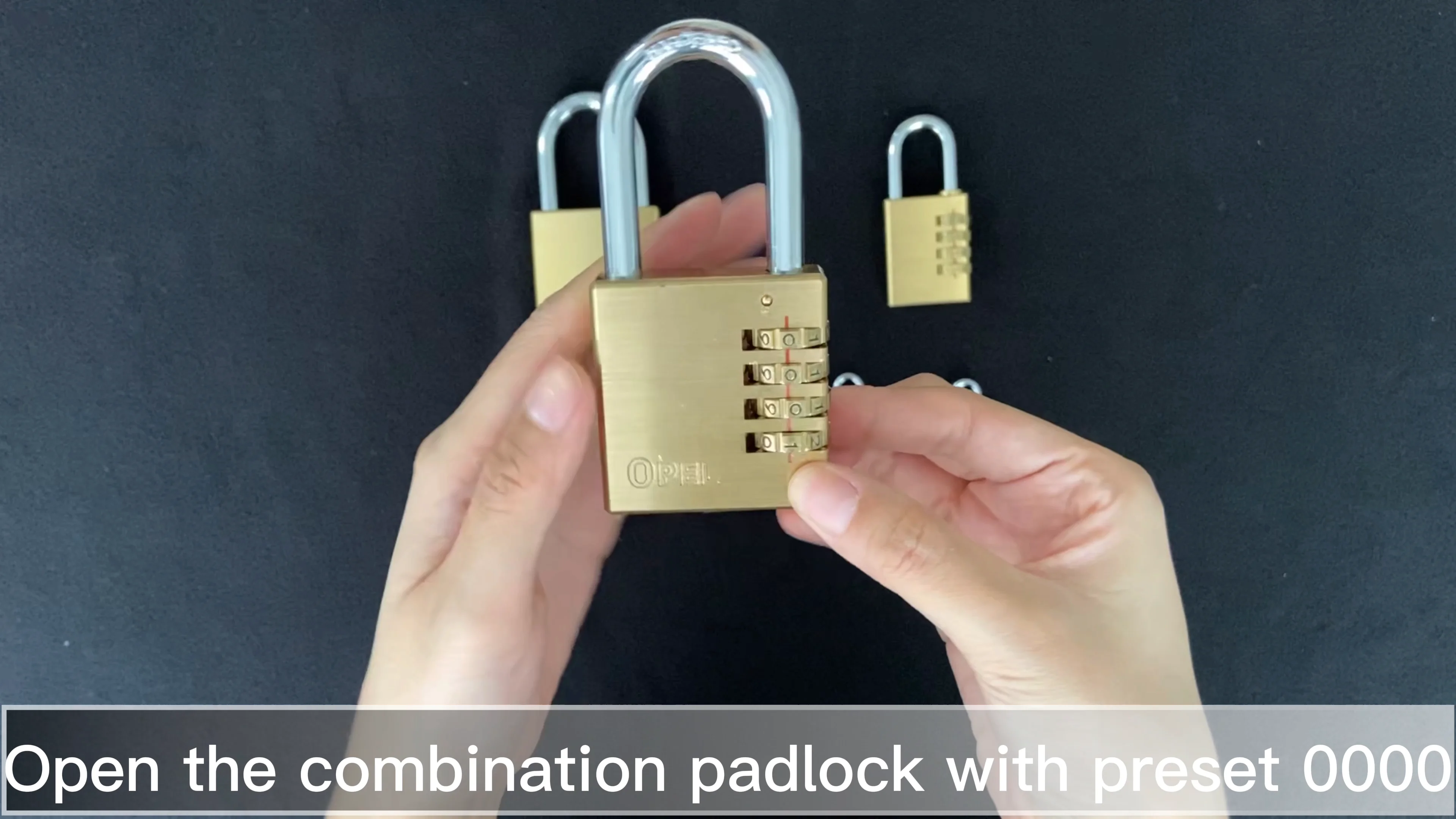 Opel Brand New Combination Lock Diary Brass Padlocks Watch Padlock For ...