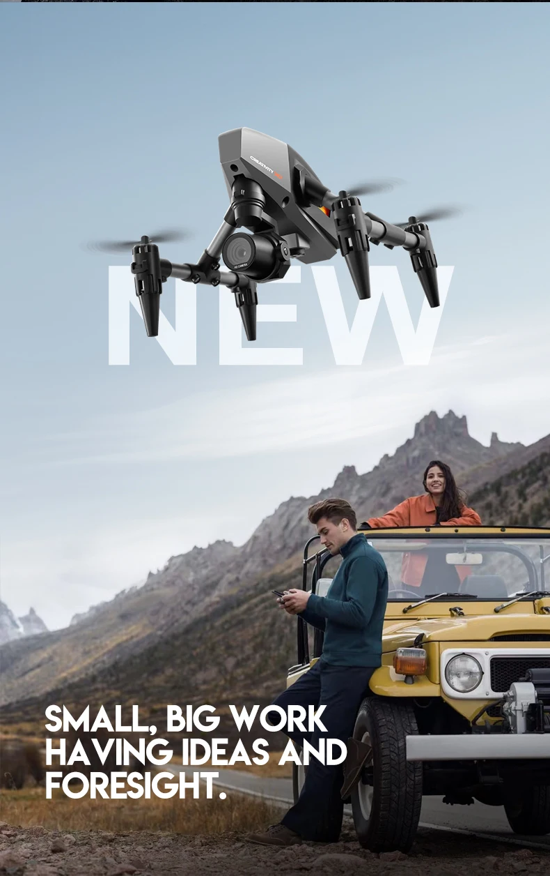 XD1 RC Drone - Mini Quadcopter with Optical Flow & FPV