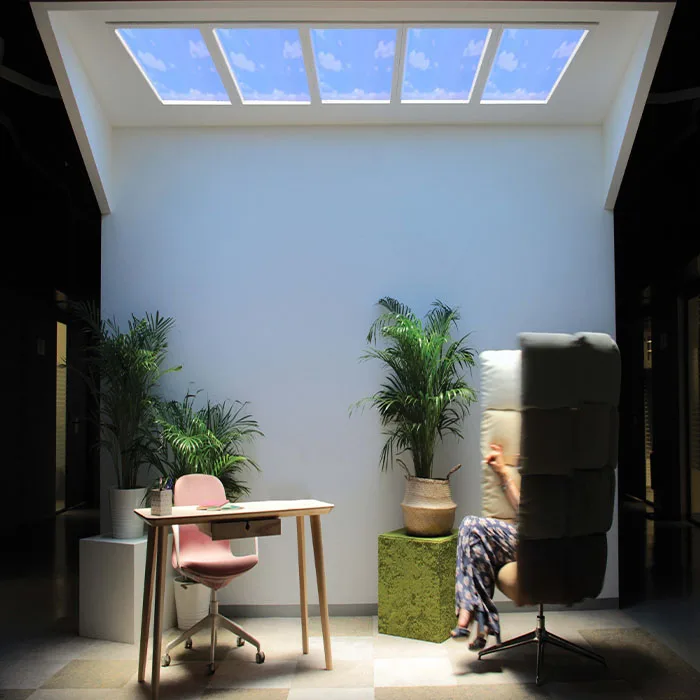 Dimmable Artificial Cloud Skylight Panel Light - 1200x600mm LED Smart ...