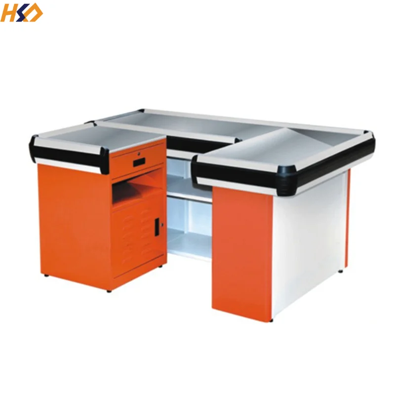 Supermarket Design Cash Register Money Table Retail Store Checkout ...