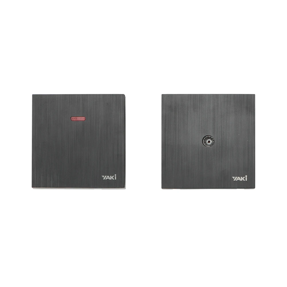 Yaki Pure Black Switch Sockets - Reliable and Versatile