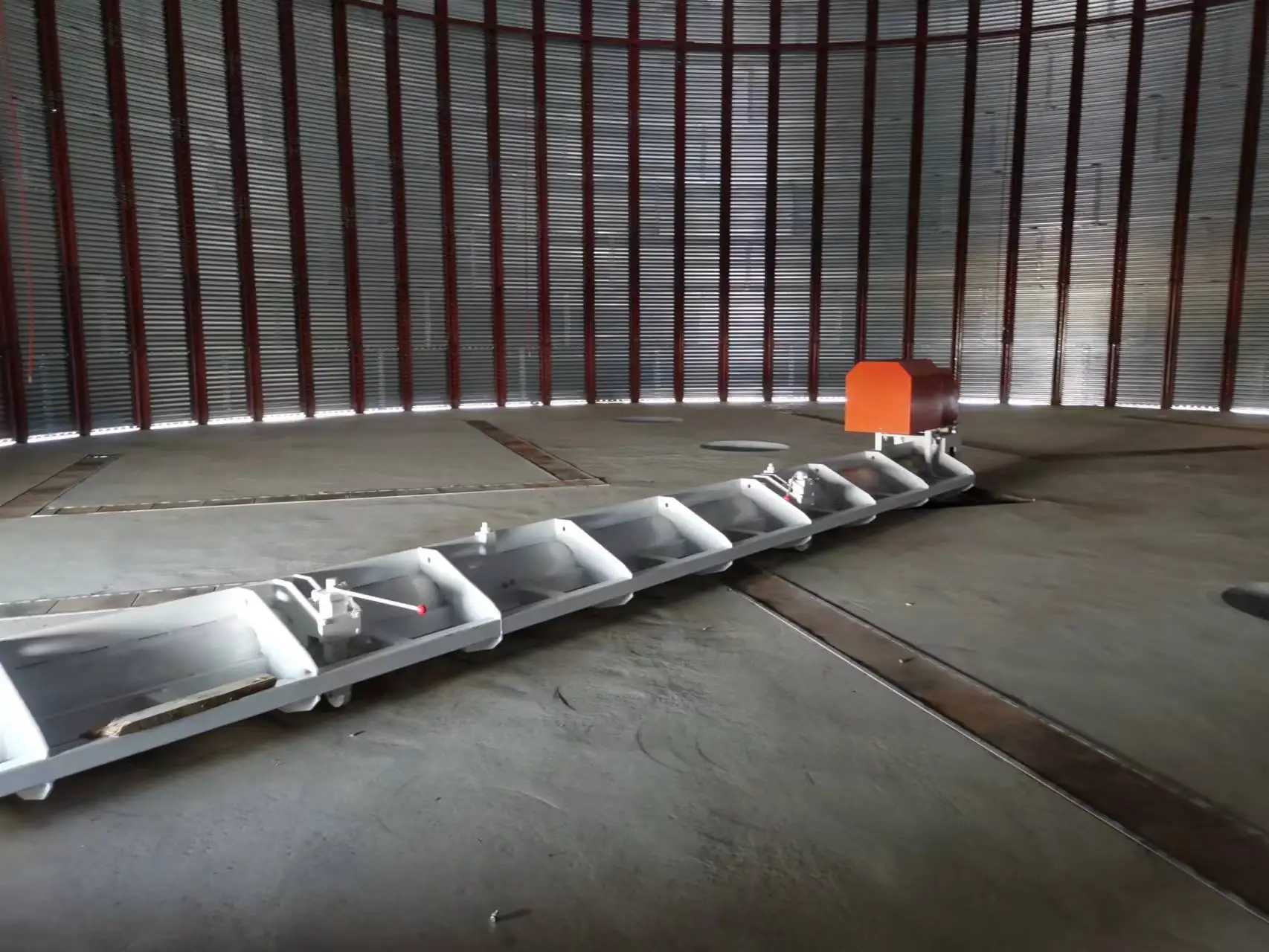 Flat Bottom Silo Sweep Auger For Unloading Grain Discharging Screw ...